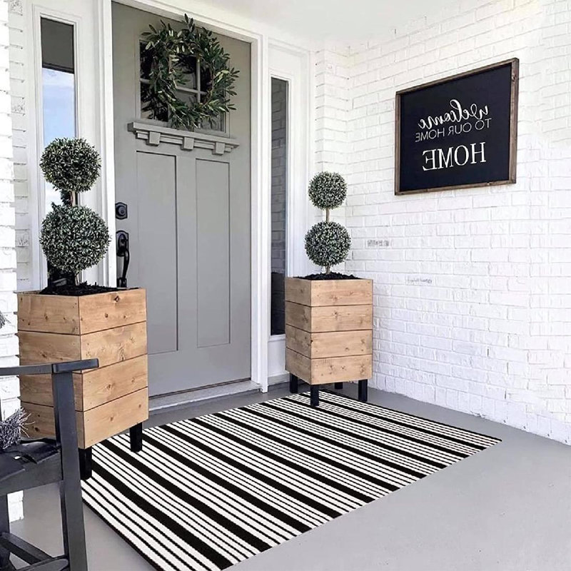 Latitude Run® Heyli 60" L x 36" W Indoor Outdoor Door Mat | Wayfair